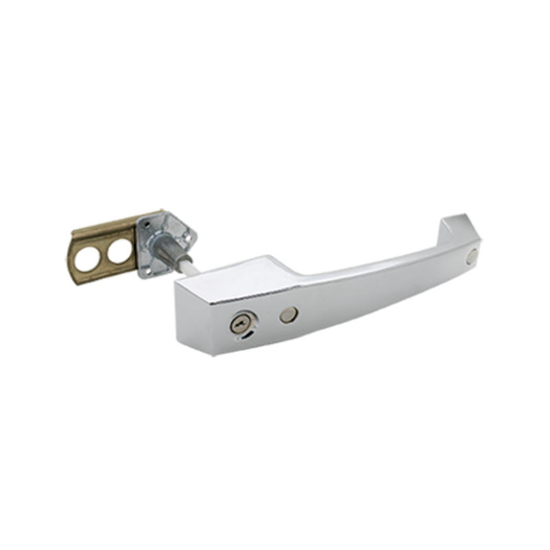 Walk-in Cooler Door Latch in Chrome for Flush Doors | Mr. Winter Walk ...